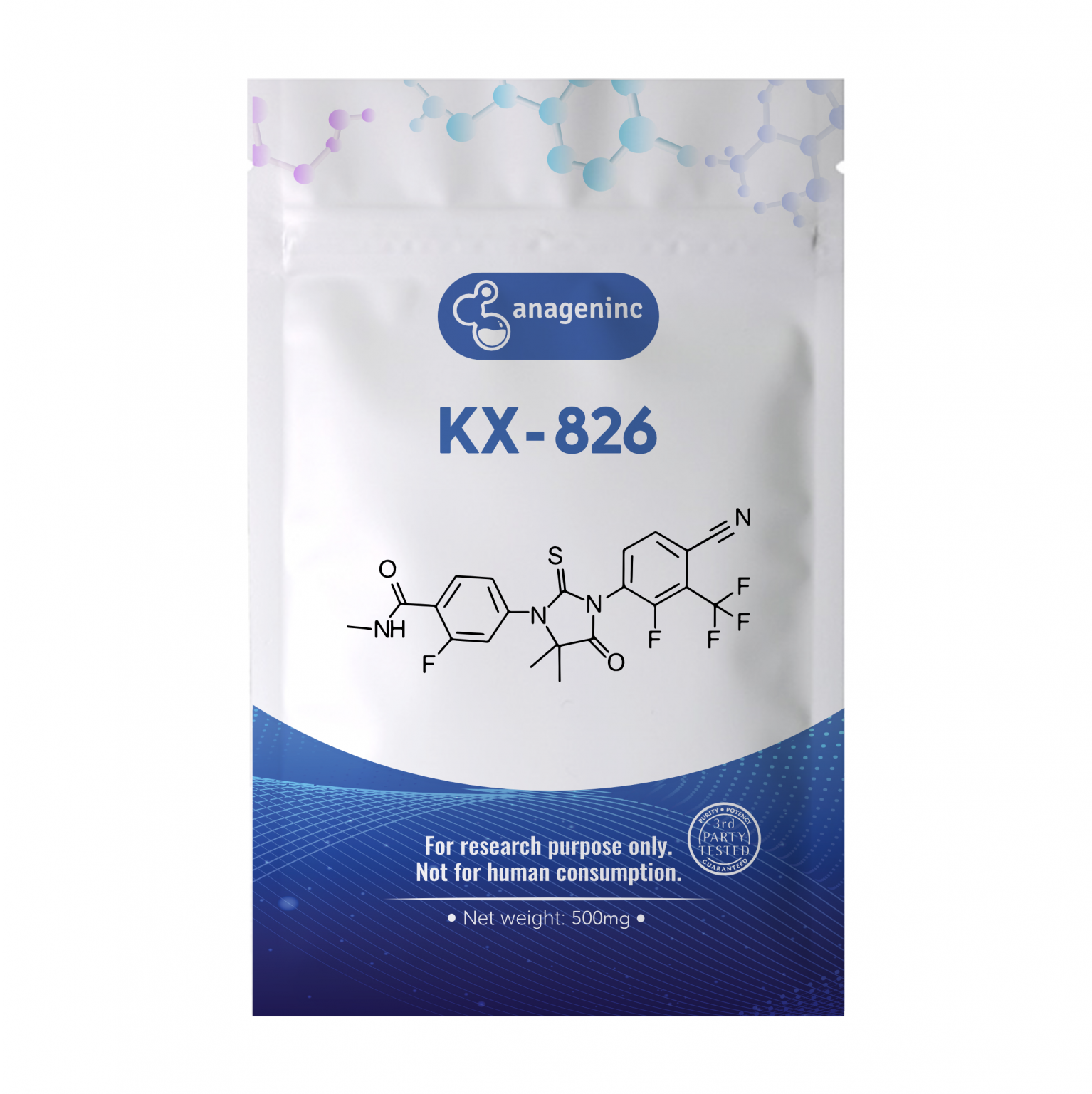 Pyrilutamide (KX-826) Solution 5mg/mL 30mL - Anagen Inc